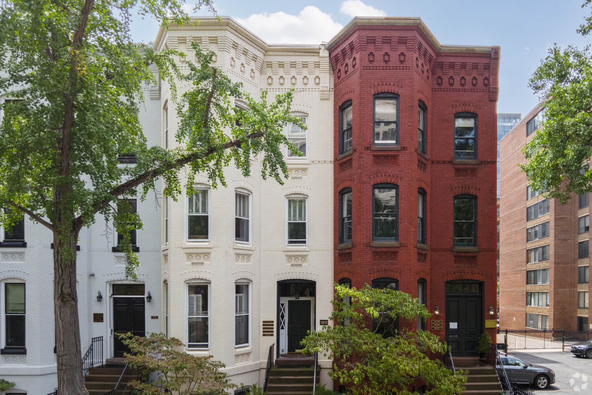 1912 & 1914 Sunderland Pl NW, Dupont Circle Victorian Row House Office ...